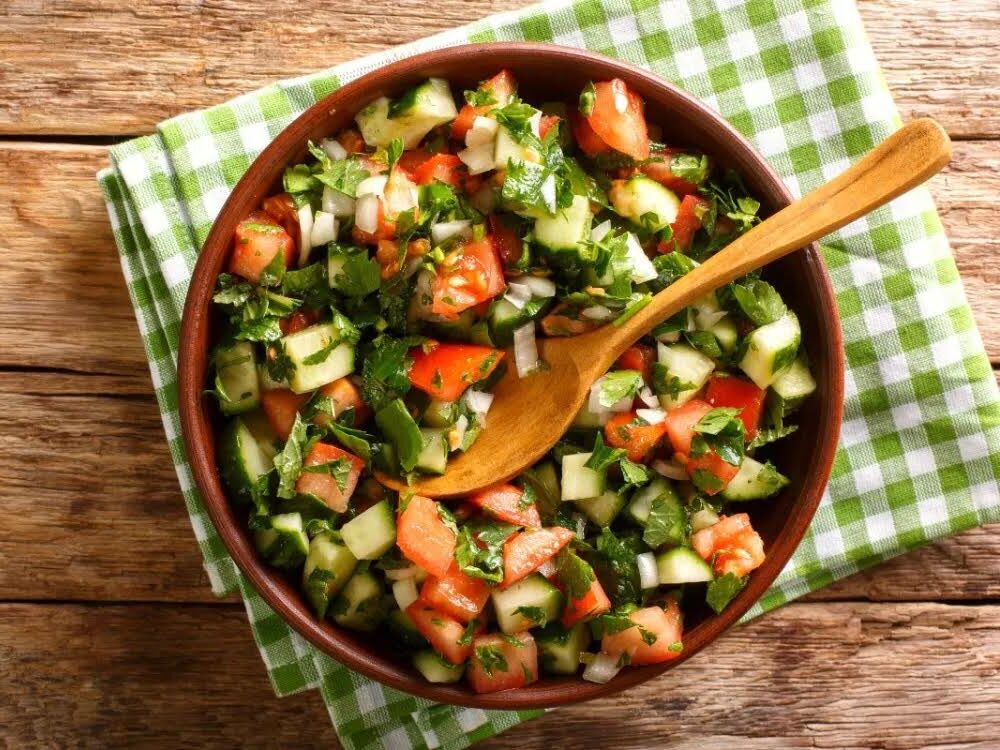 Afghan Vegetable Salad | Afghan Cuisine